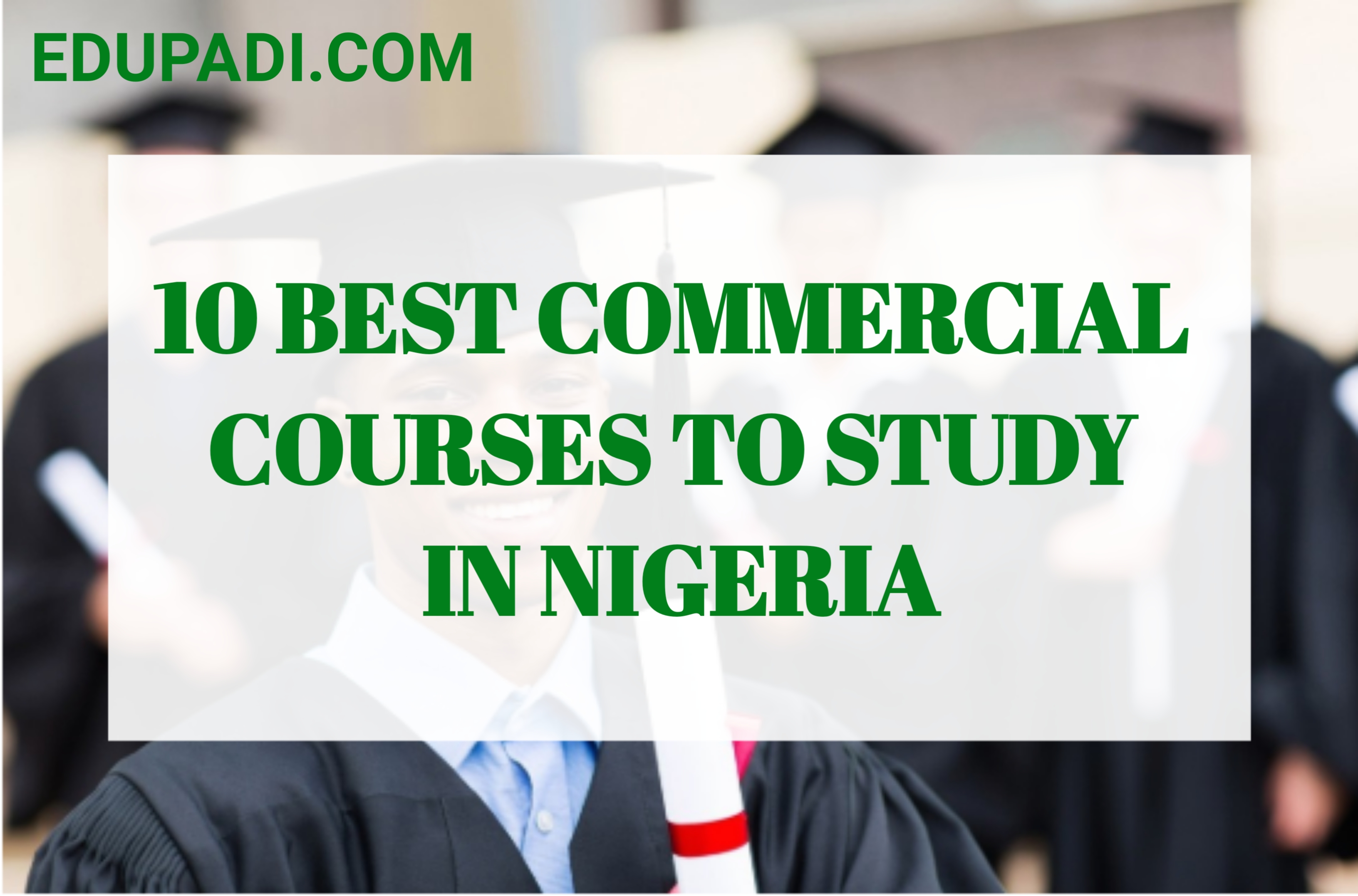 Top 10 Best Commercial Courses to Study in Nigeria for High Paying Jobs ...